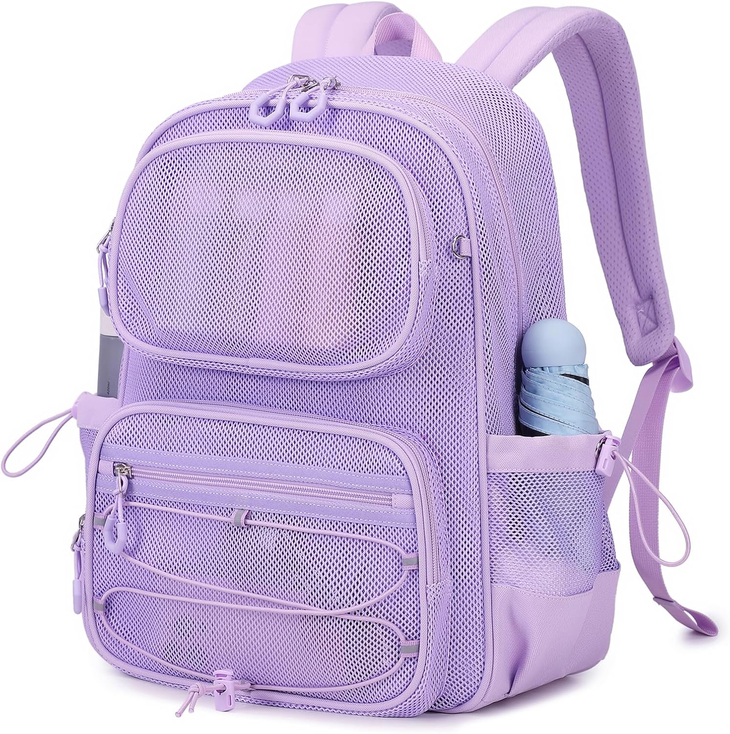 Amazon.com | MUSEVOS Mesh Backpack, Heavy Duty See Through Backpack ...