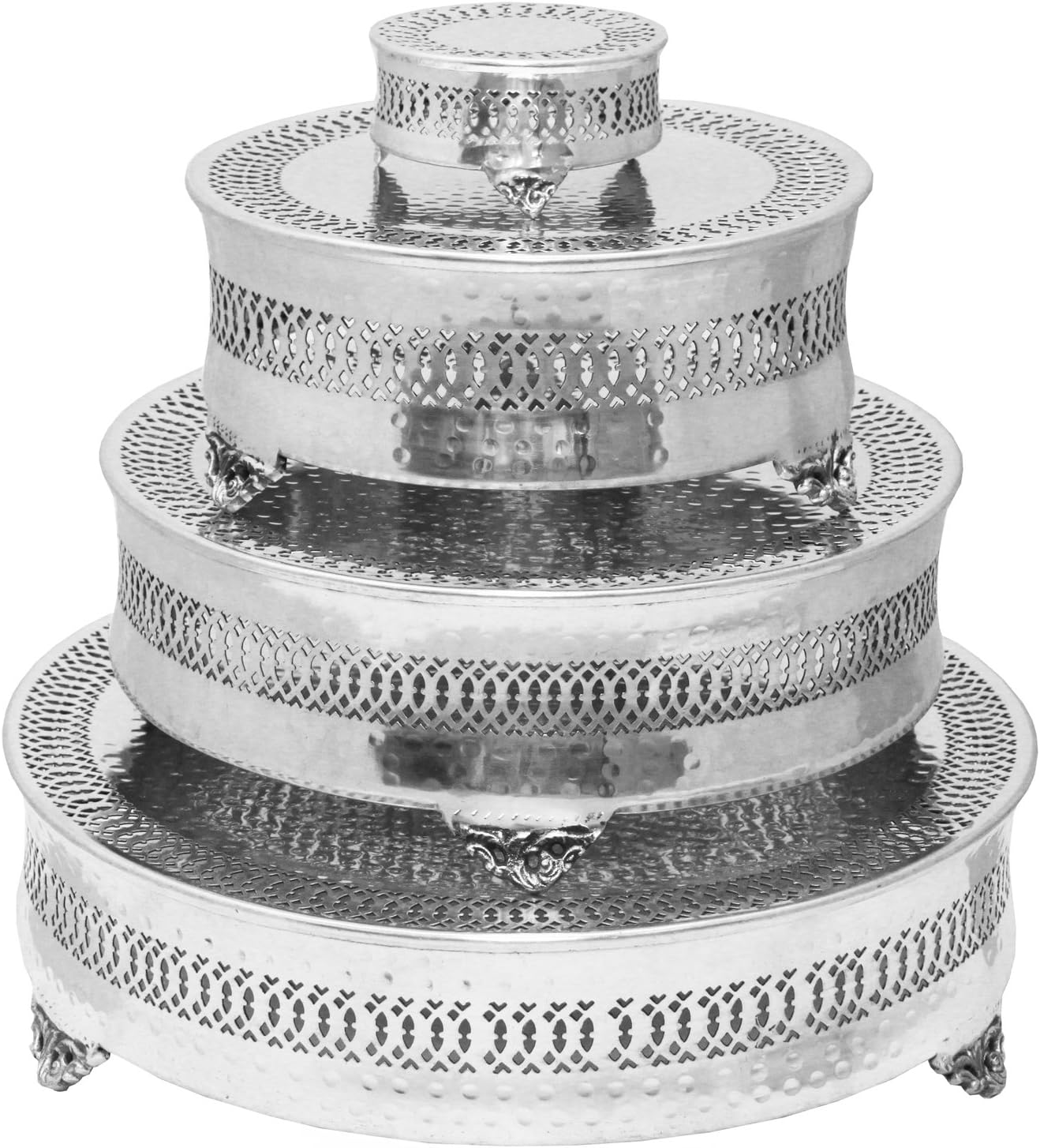 Amazon.com: Urban Designs Event Essentials Round 4 Tier Wedding Cake ...