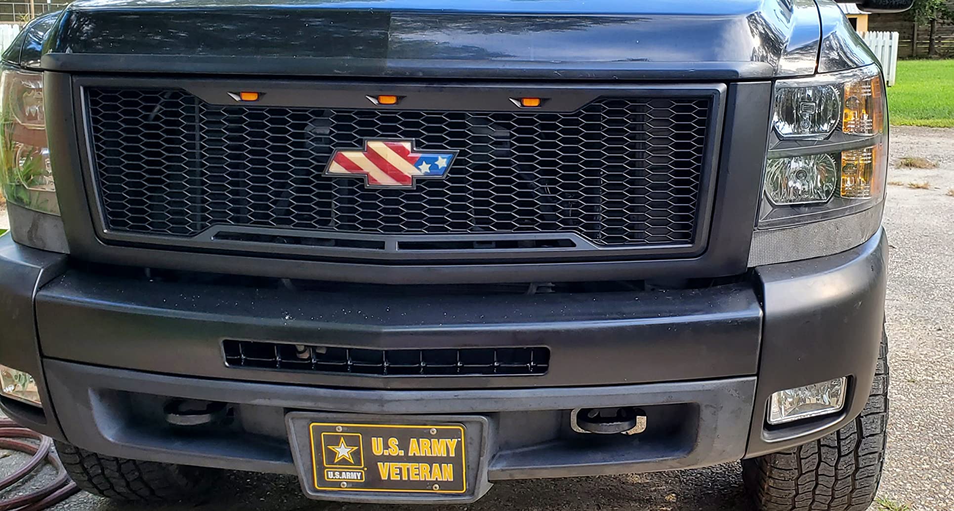 Amazon.com: EAG Replacement for Replacement Upper Grille Matte Black ...