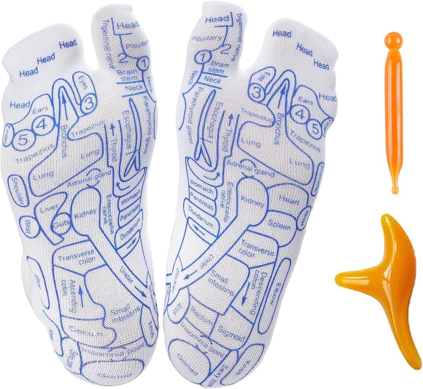 Reflexology Socks Set,Acupressure Socks, Acupressure Reflexology Socks ...