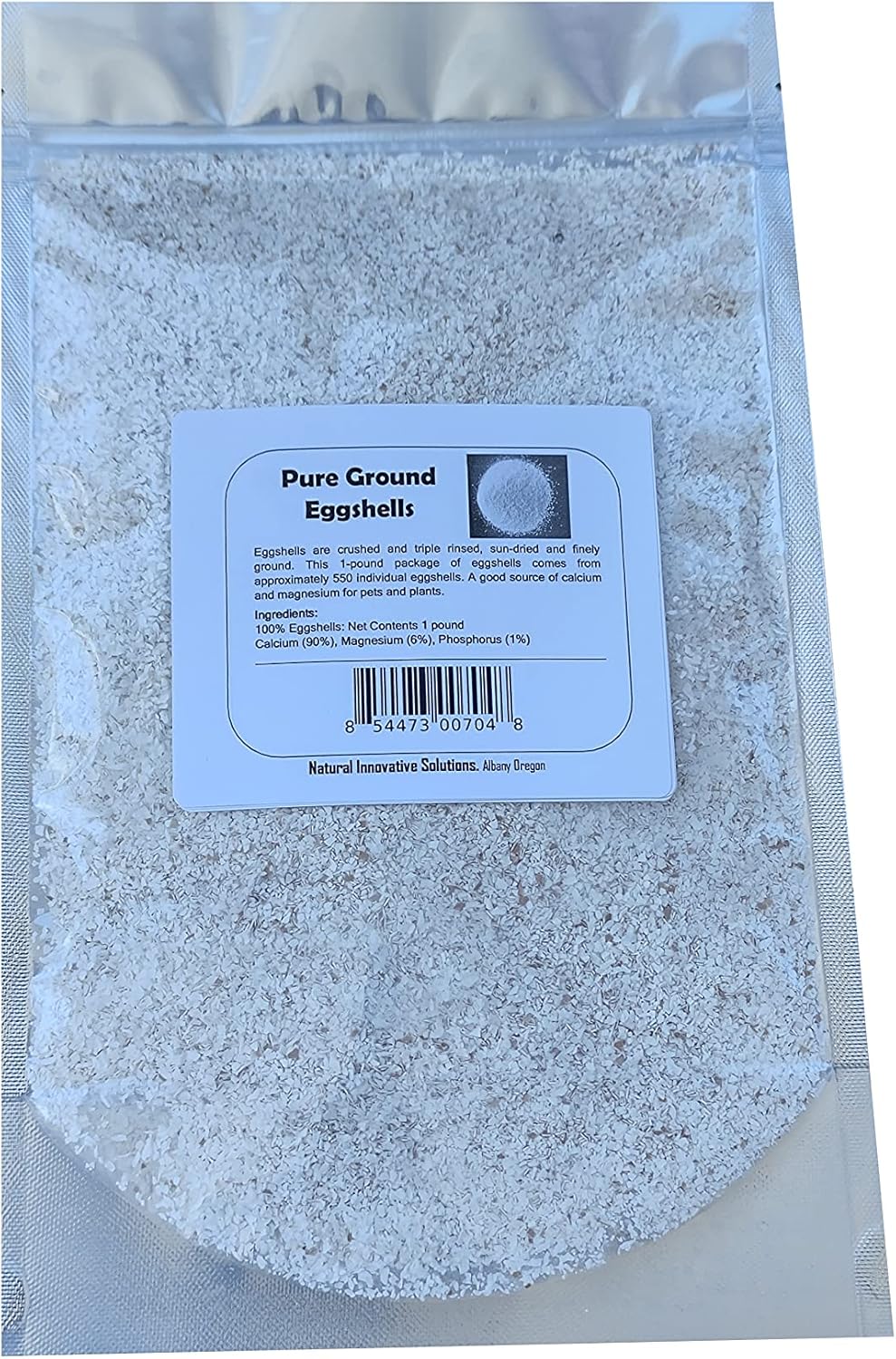 Amazon.com : Pure Eggshells Finely Ground Egg Shells (1 Pound), White ...