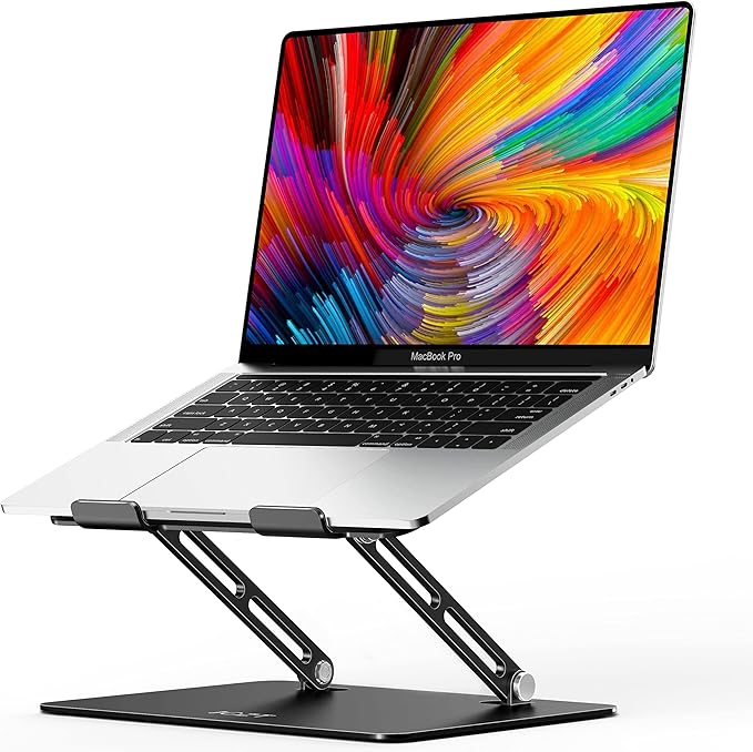 Amazon.com: JCZT Adjustable Laptop Stand for Desk, Portable Laptop ...