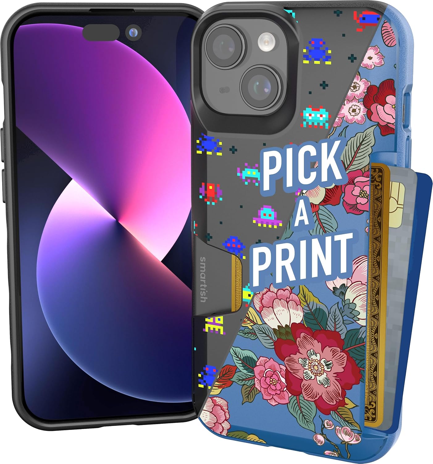 Amazon.com: Smartish iPhone 15 Wallet Case - Wallet Slayer Vol. 1 [Slim ...
