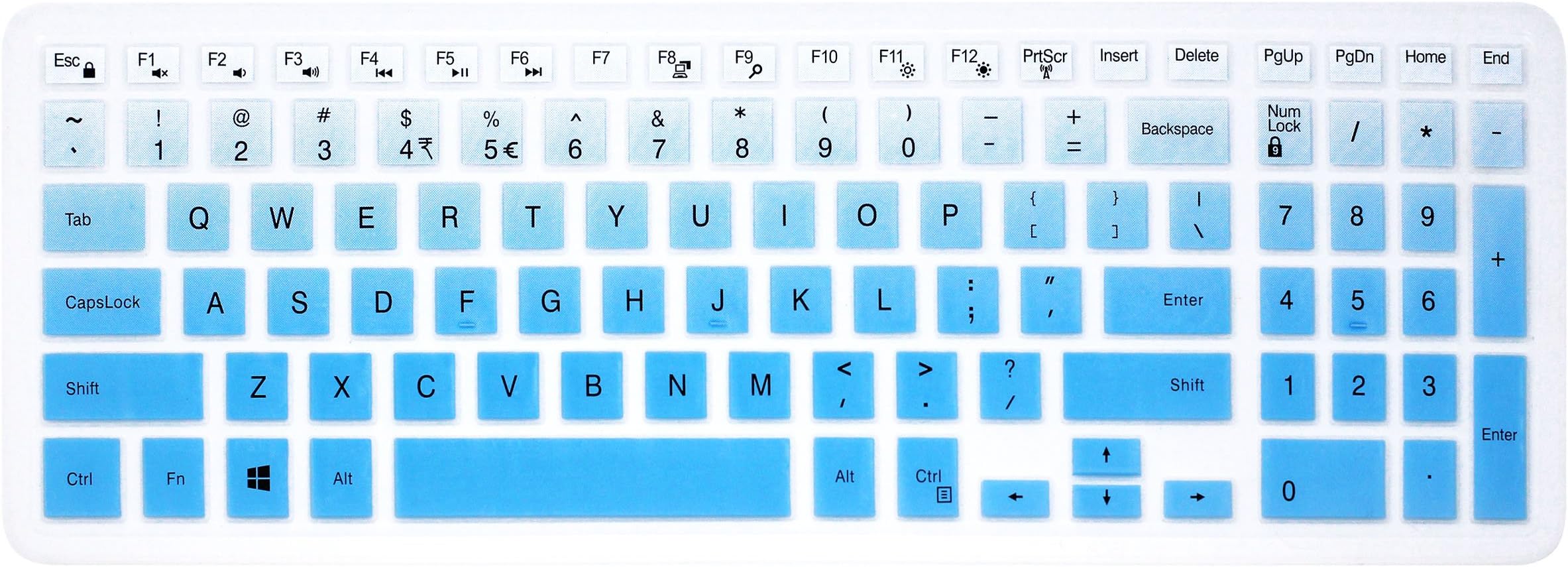 Amazon.com: WYGCH Silicone Keyboard Cover Skin for Dell Inspiron 15 ...