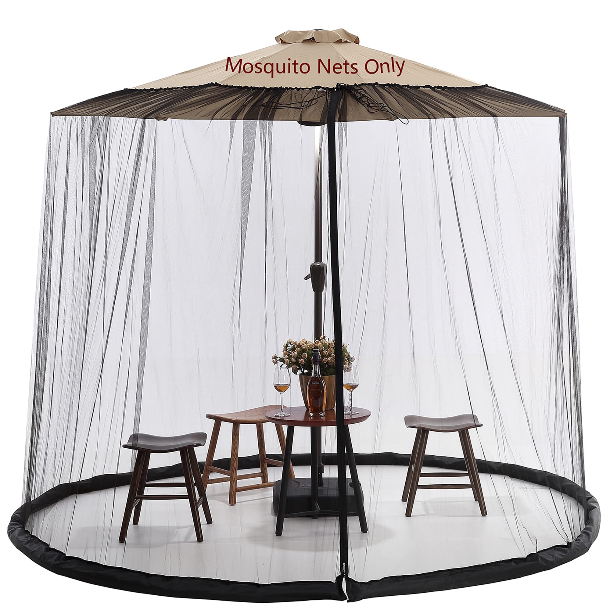 Amazon.com : Tiimmgaal 9/10 FT Mosquito Net For Patio Umbrella Outdoors ...
