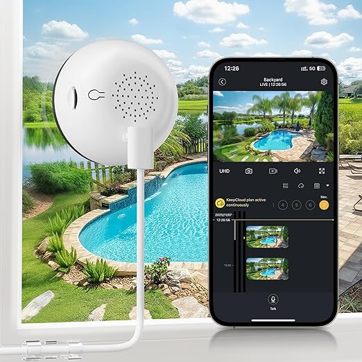 Amazon.com: 4MP Window Camera, 2.4GHz & 5.8GHz WiFi 6 Indoor Camera ...