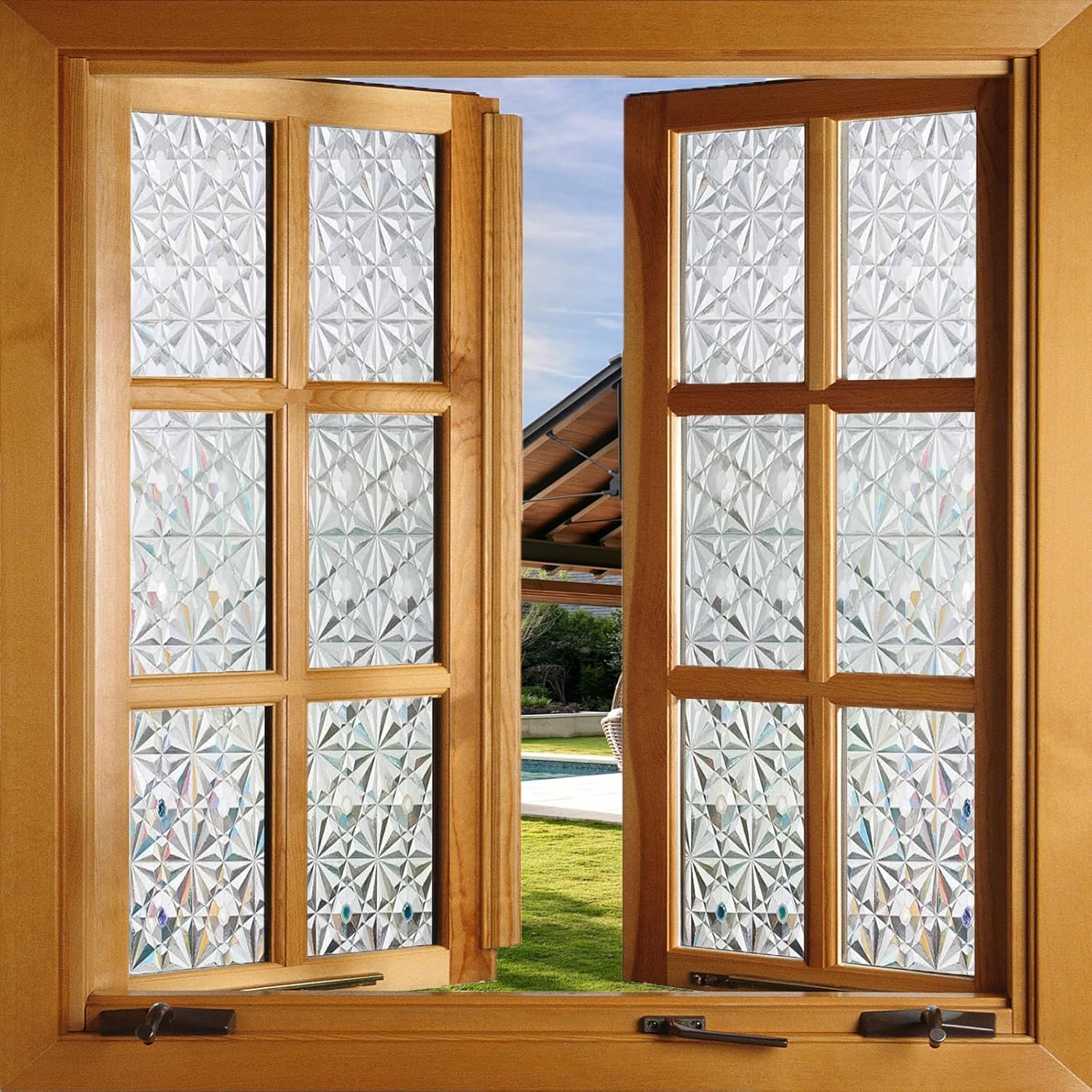 Privacy Film for Glass Windows 30 x 270 cm Opaque Privacy Glass Sticker ...