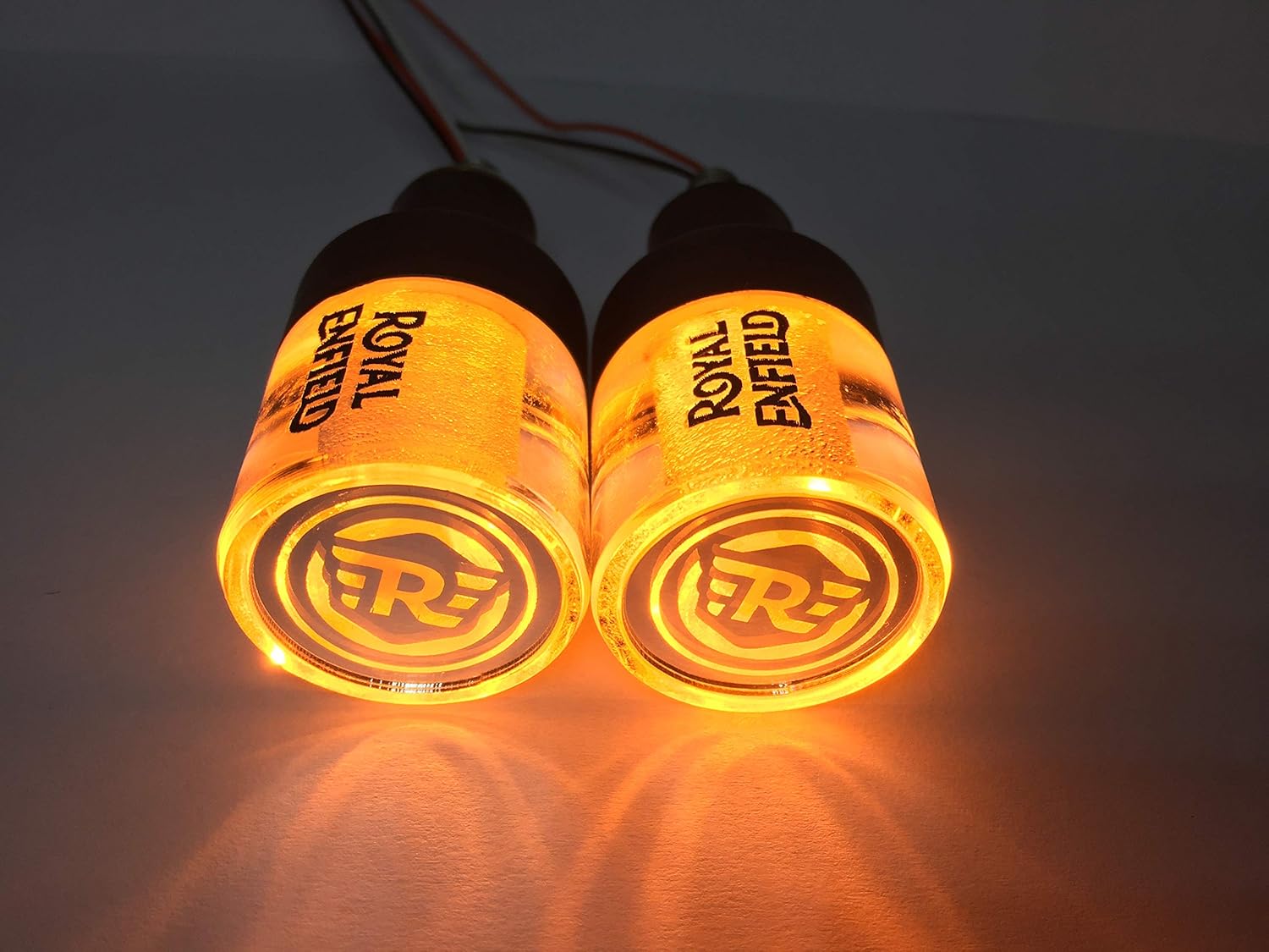 Auto Spare Hub Indicator LED Handle weight bar end light for all Royal ...