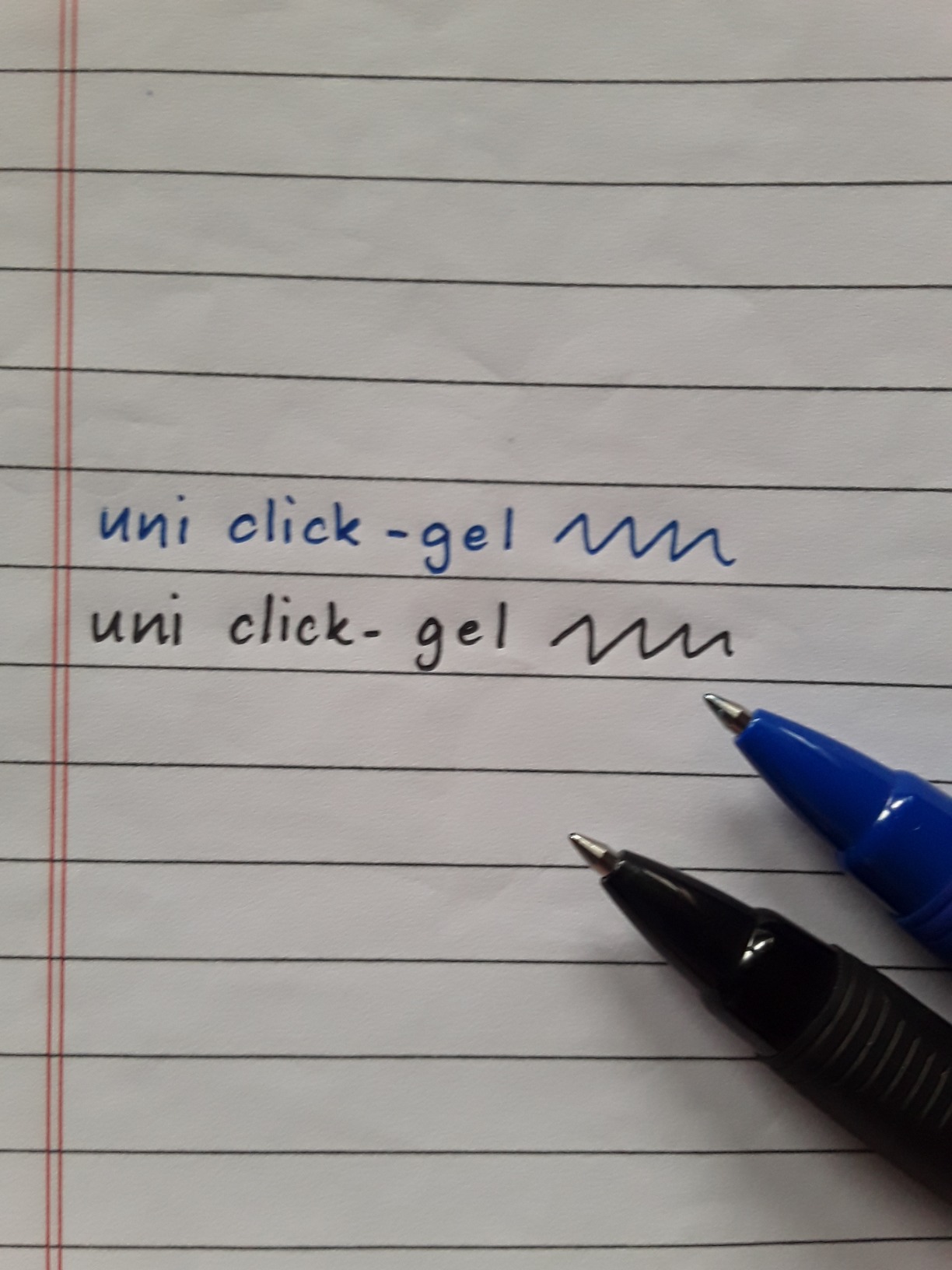 UNI-BALL Click Gel XSGR7 0.7mm Gel Pen | Triangular Rubber Grip Barrel ...