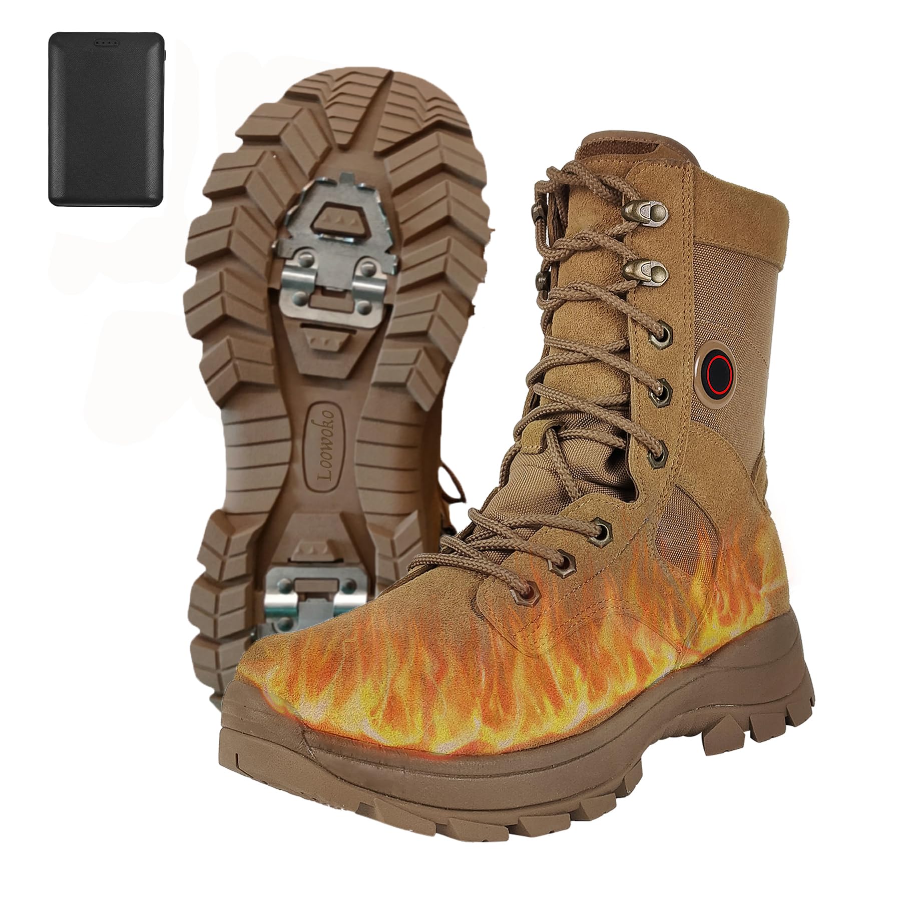 Snapklik.com : Loowoko Heated Boots For Men & Women, Rechargeable ...