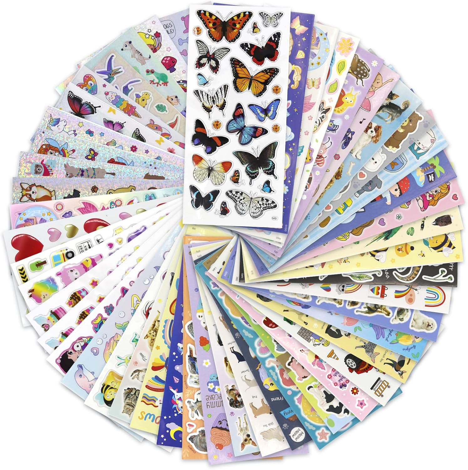 Amazon.com: VKPI 1000 Pieces Mix Kids Stickers with Common Style ...