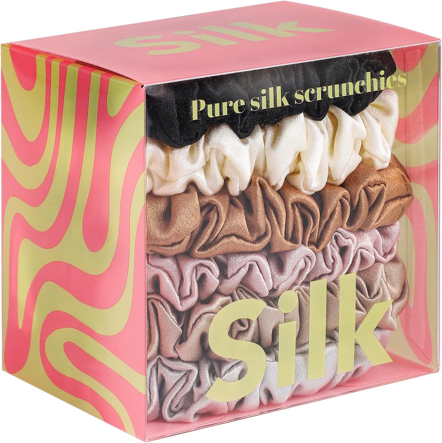 Amazon.com : Slip Silk Mega Scrunchies, Pixie Super Set - The Slipsilk ...