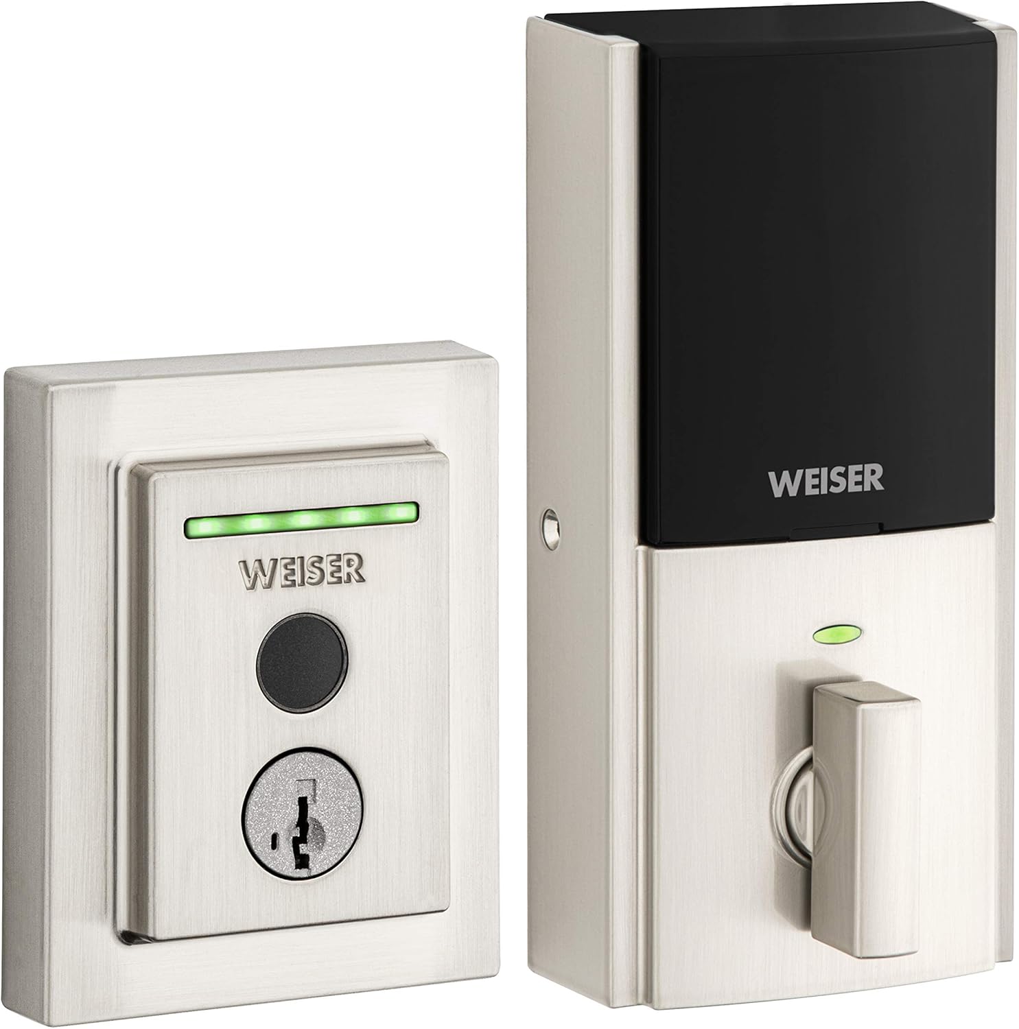 Amazon.com: Weiser Halo Touch Wi-Fi Smart Lock with Fingerprint Reader ...