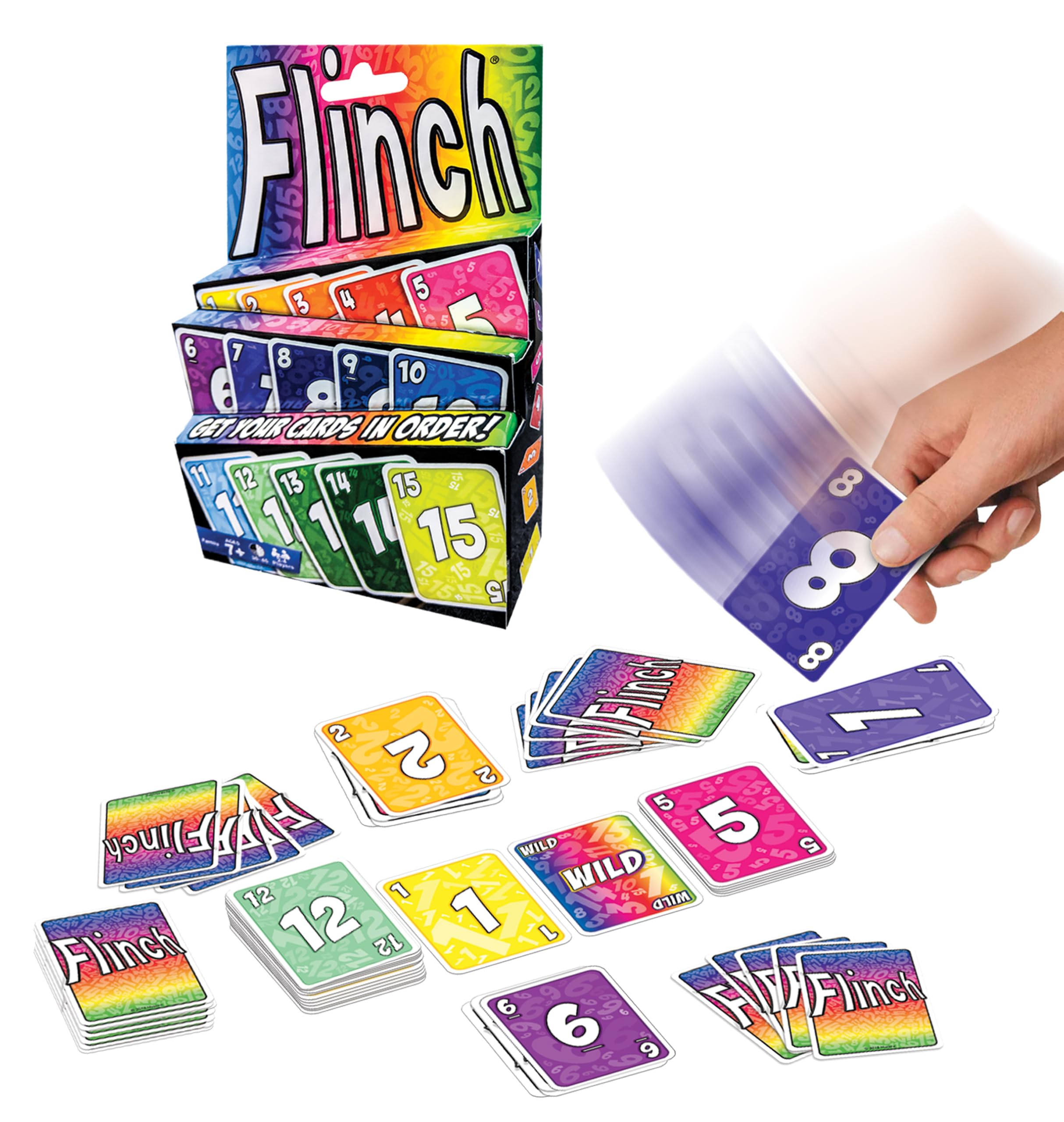 Amazon.com: Flinch Card Game, by Winning Moves Games USA, the Original ...