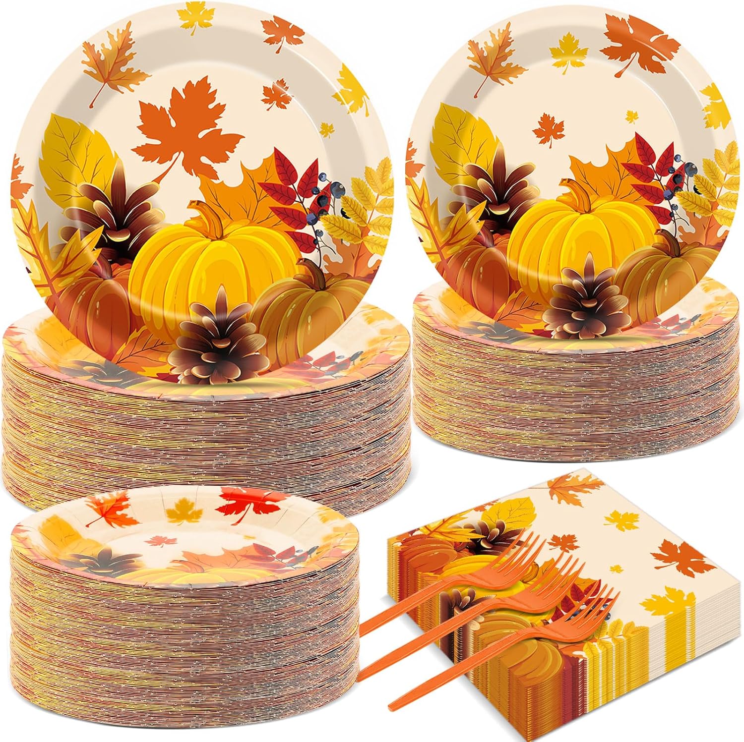 Amazon 50 Guests Thanksgiving Fall Party Plates And Napkins Party amazon-50-guests-thanksgiving-fall-party-plates-and-napkins-party