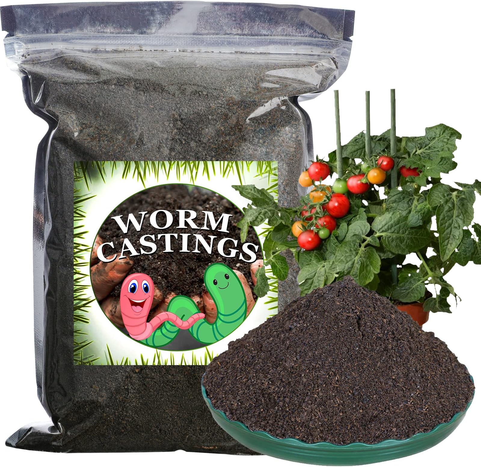 Amazon.com : Seedlingers Worm Magic Worm Castings 1 Pound Granular ...
