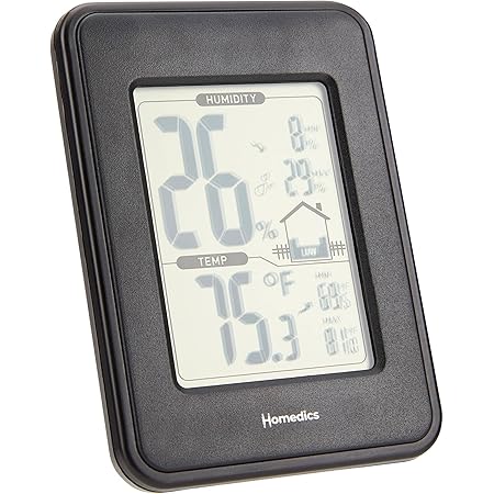 Amazon.com: Homedics HM100 Indoor Humidity Monitor, Easy-Read ...