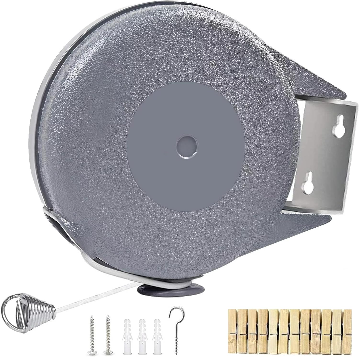 Retractable Clothesline - Portable Heavy Duty Indoor and Outdoor ...