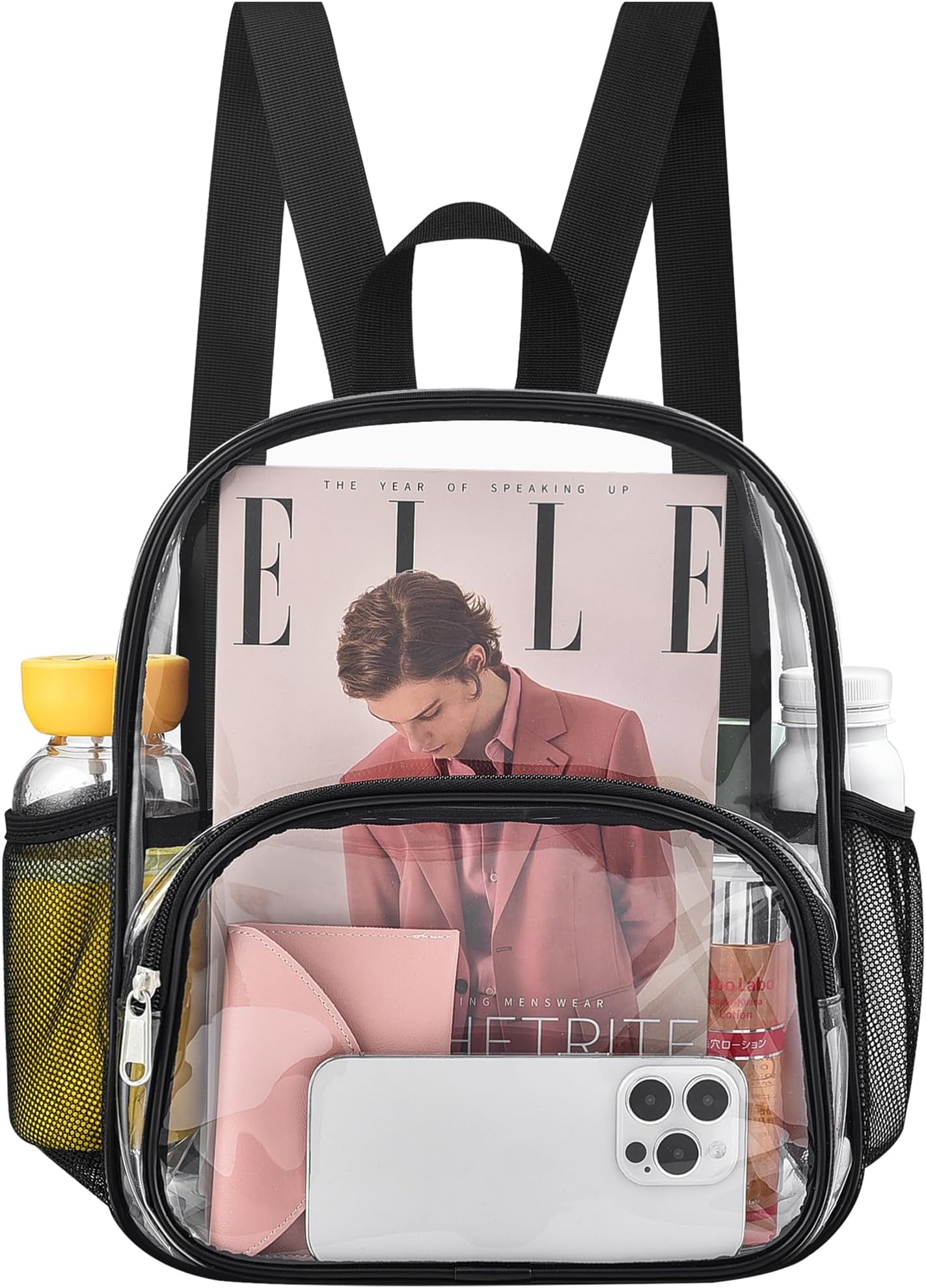 Amazon.com | MAY TREE Clear Backpack for Stadium Events for Concert ...