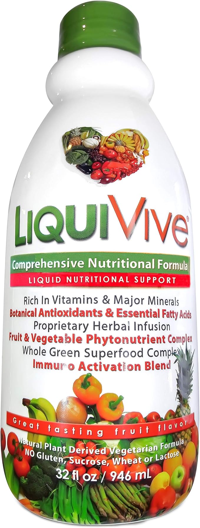 Amazon.com: LiquiVive Liquid Vitamins Mega Nutrition | Vegetarian Daily ...