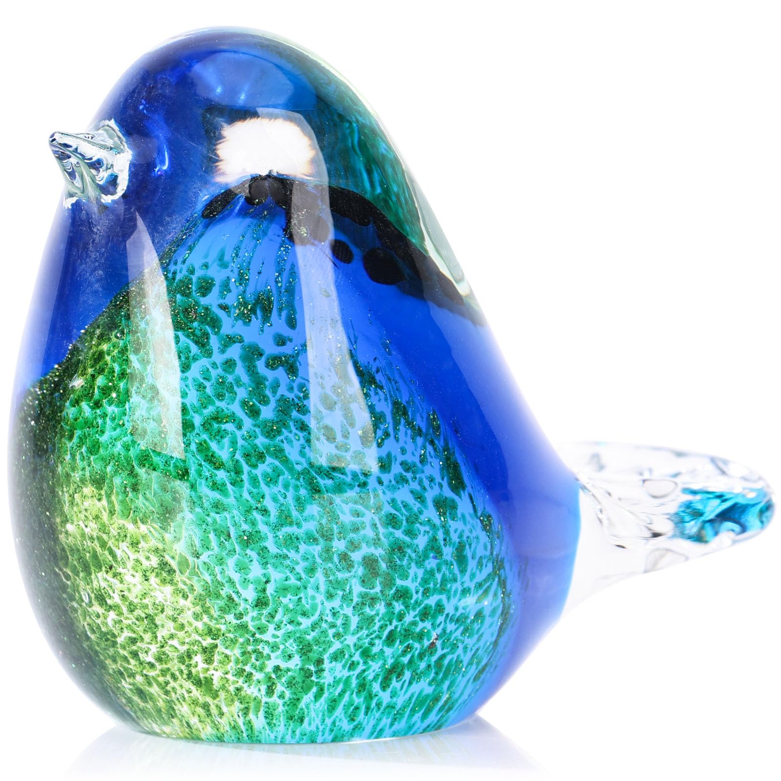 Amazon.com: XMGZQ Glass Birds Figurine,Murano Glass Bird Decorations ...