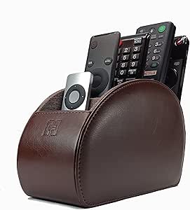 Connected Essentials Remote Control Holder with 5 Pockets TV Remote ...