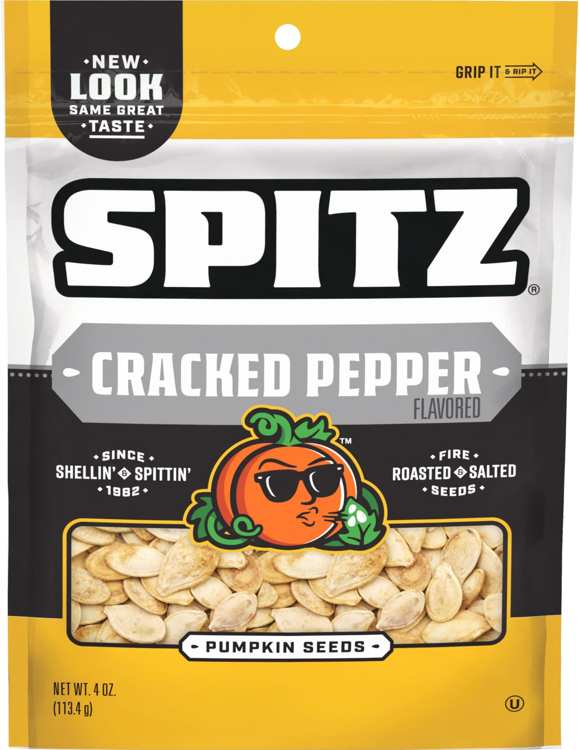 Amazon.com : Spitz Sunflower Seeds, Salted, 6 oz : Grocery & Gourmet Food