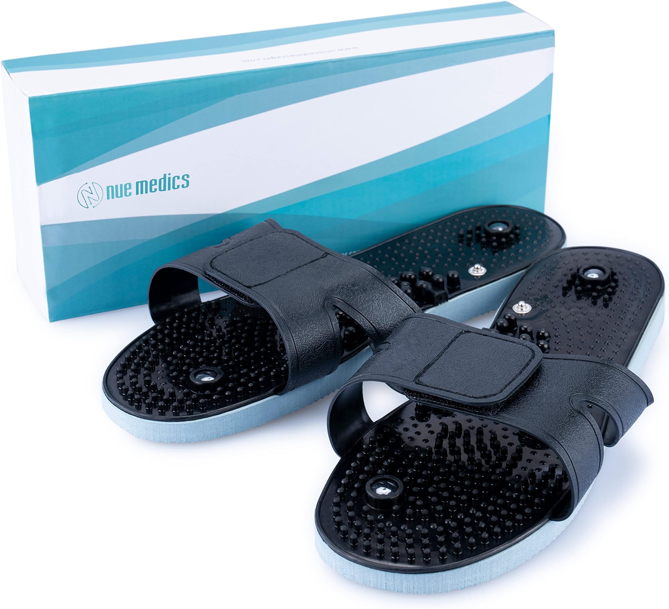 Amazon.com: Tens Unit Massage Slippers Massage Shoes for Most Snap on ...