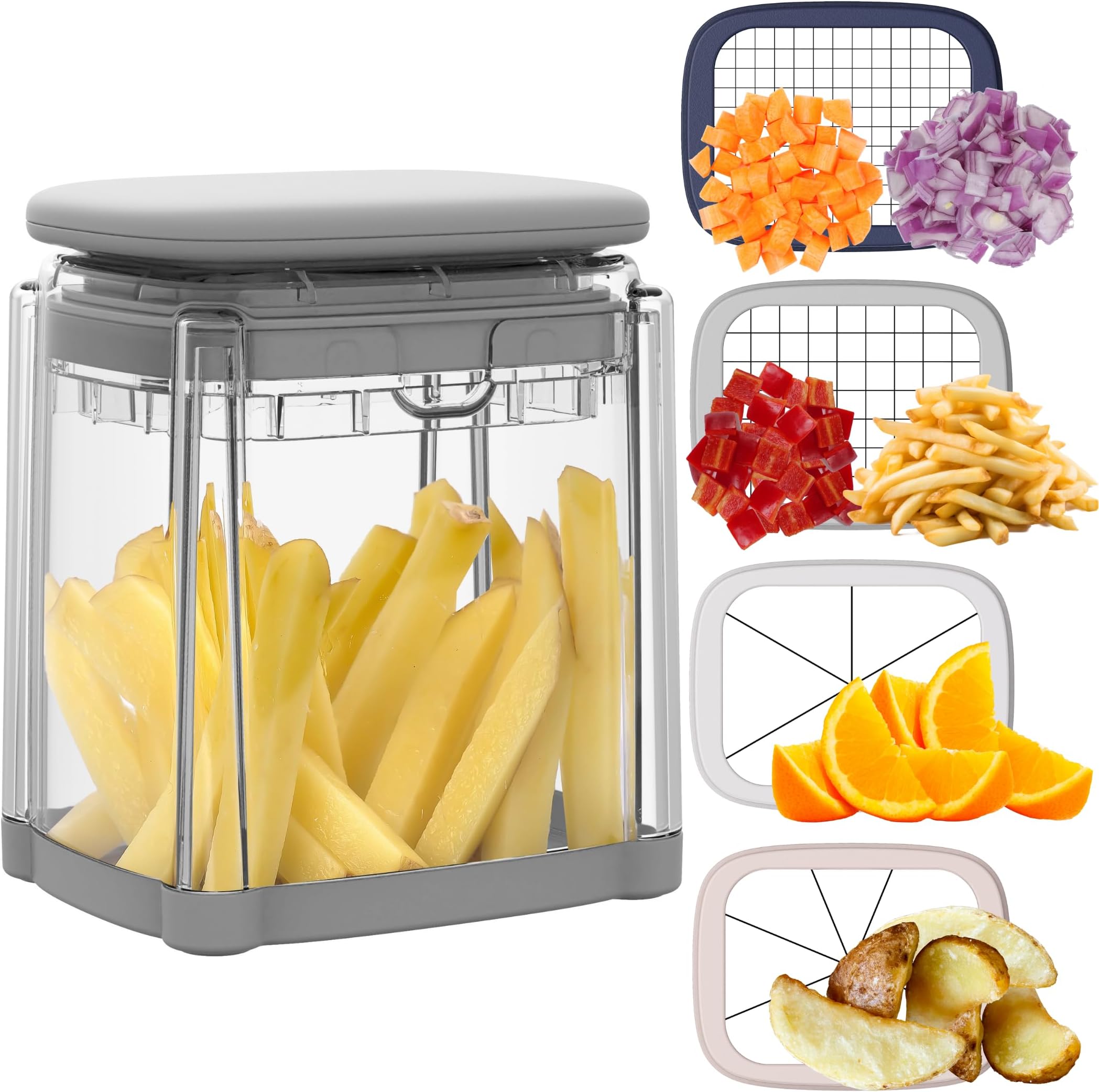 Amazon.com: Ronco Veg-O-Matic Deluxe, Fruit and Vegetable Chopper ...