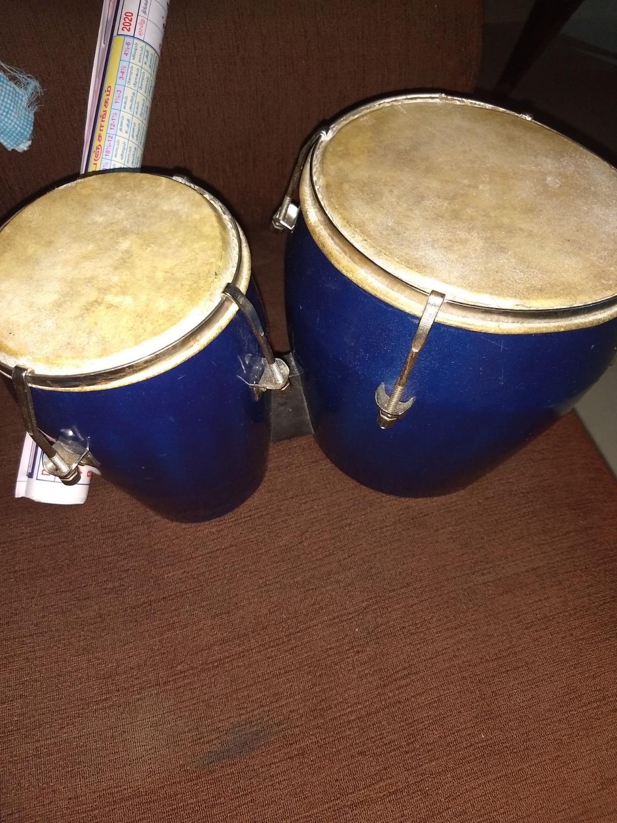 SKYLARK INTERNATIONAL Bongo Drum with Professional Sound (Blue) Supreme ...