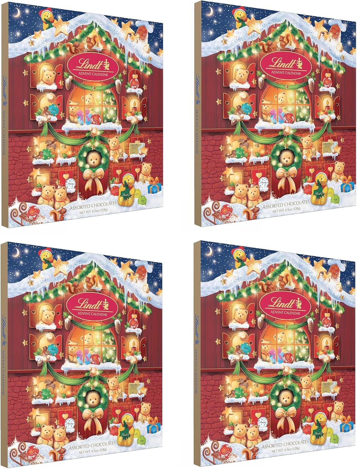 Amazon.com: Holiday Advent Calendar Candy and Chocolate Filled with ...