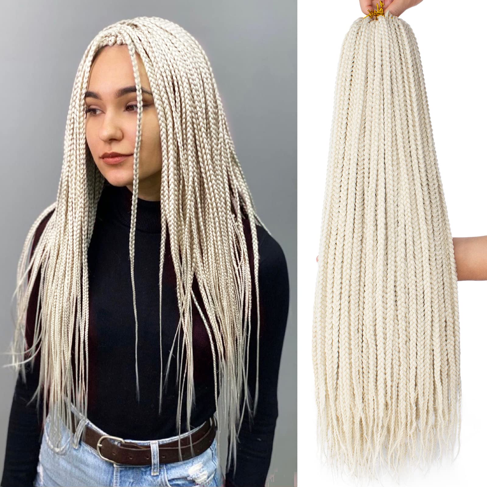 Medium African Box Braids