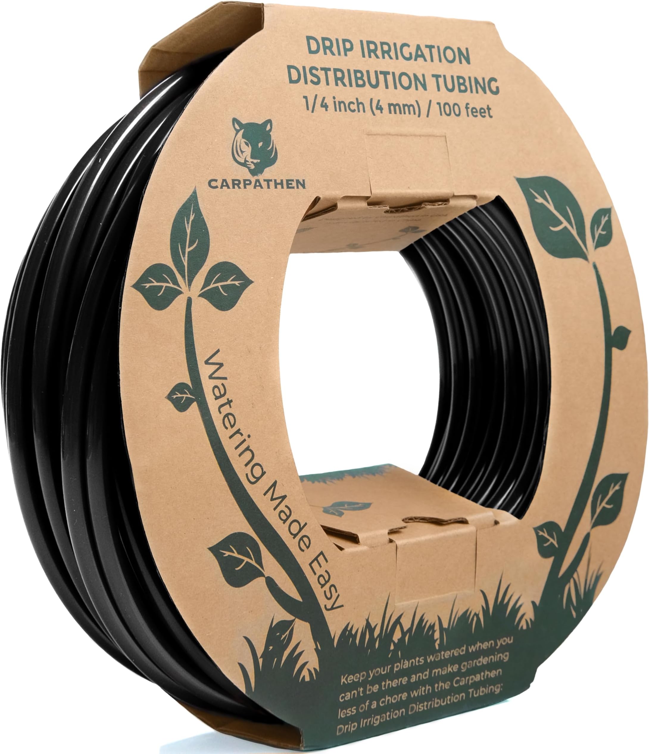 Amazon.com : USA MADE - 1/4" Polyethylene Drip Irrigation/Hydroponics ...