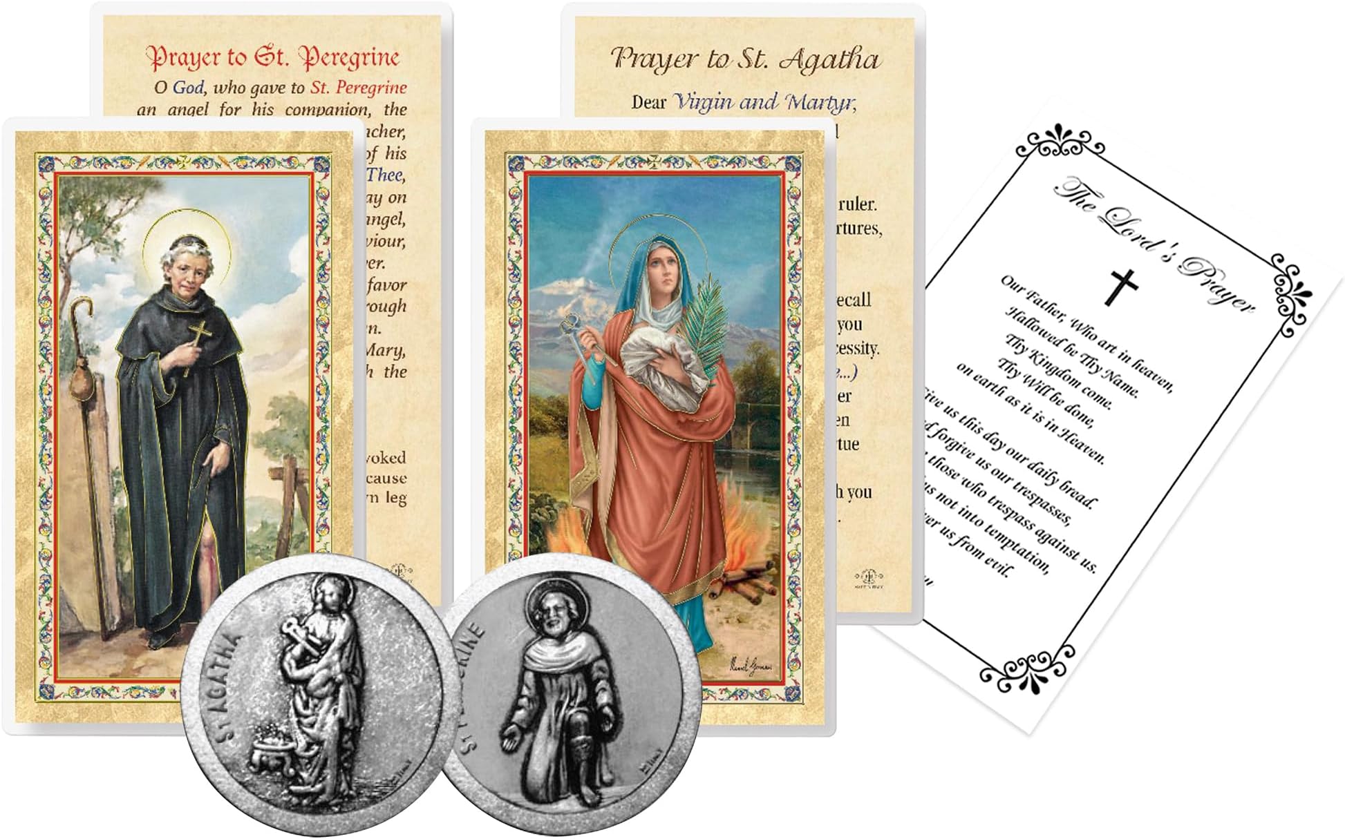 Amazon.com : St Peregrine Patron Saint Of Cancer Prayer Card - St ...