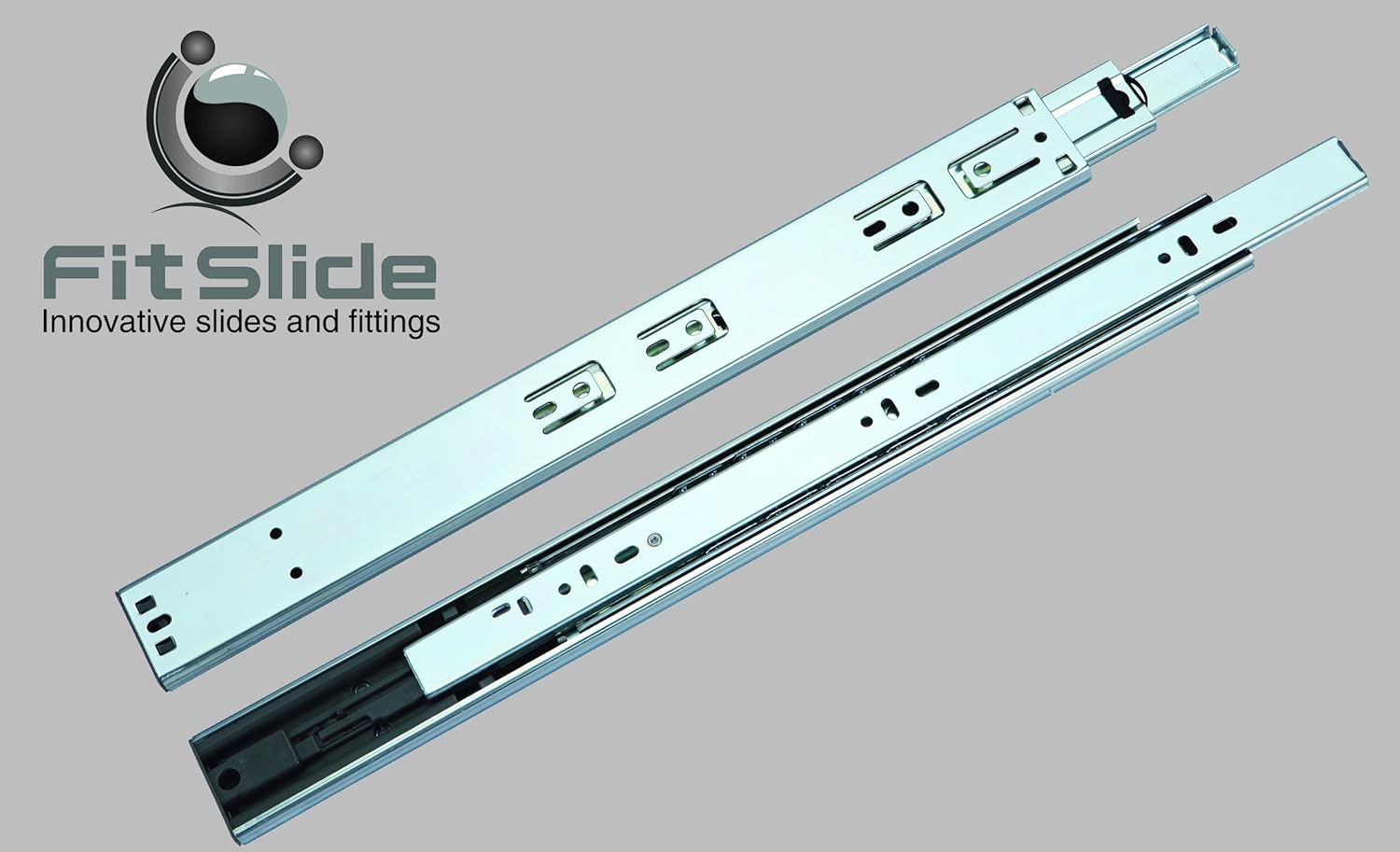 Amazon.com: FitSlide 4506 Push-Open Full Extension Ball Bearing Slide ...