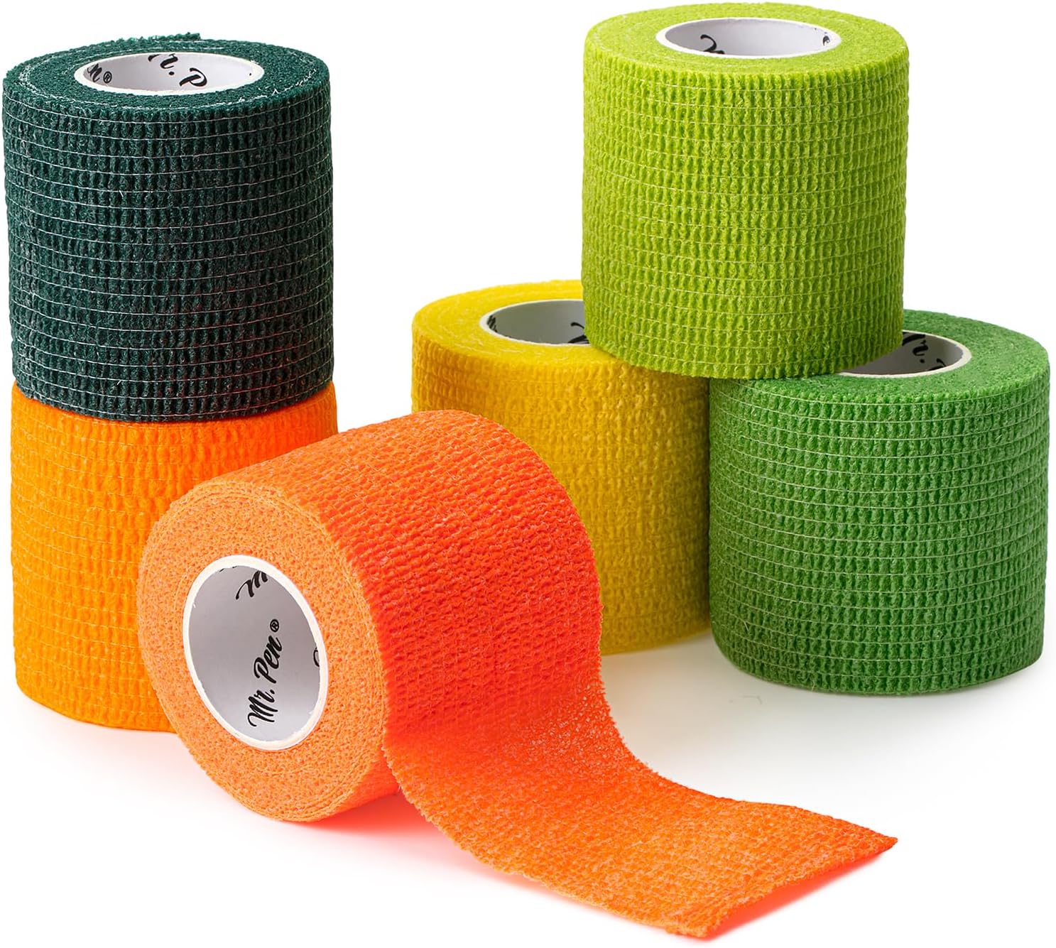 Amazon.com: Mr. Pen- Self Adhesive Bandage Wrap, 6 Pack, Colorful, 2“ x ...