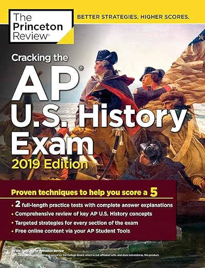 Amazon.com: Cracking the AP U.S. History Exam, 2019 Edition: Practice ...
