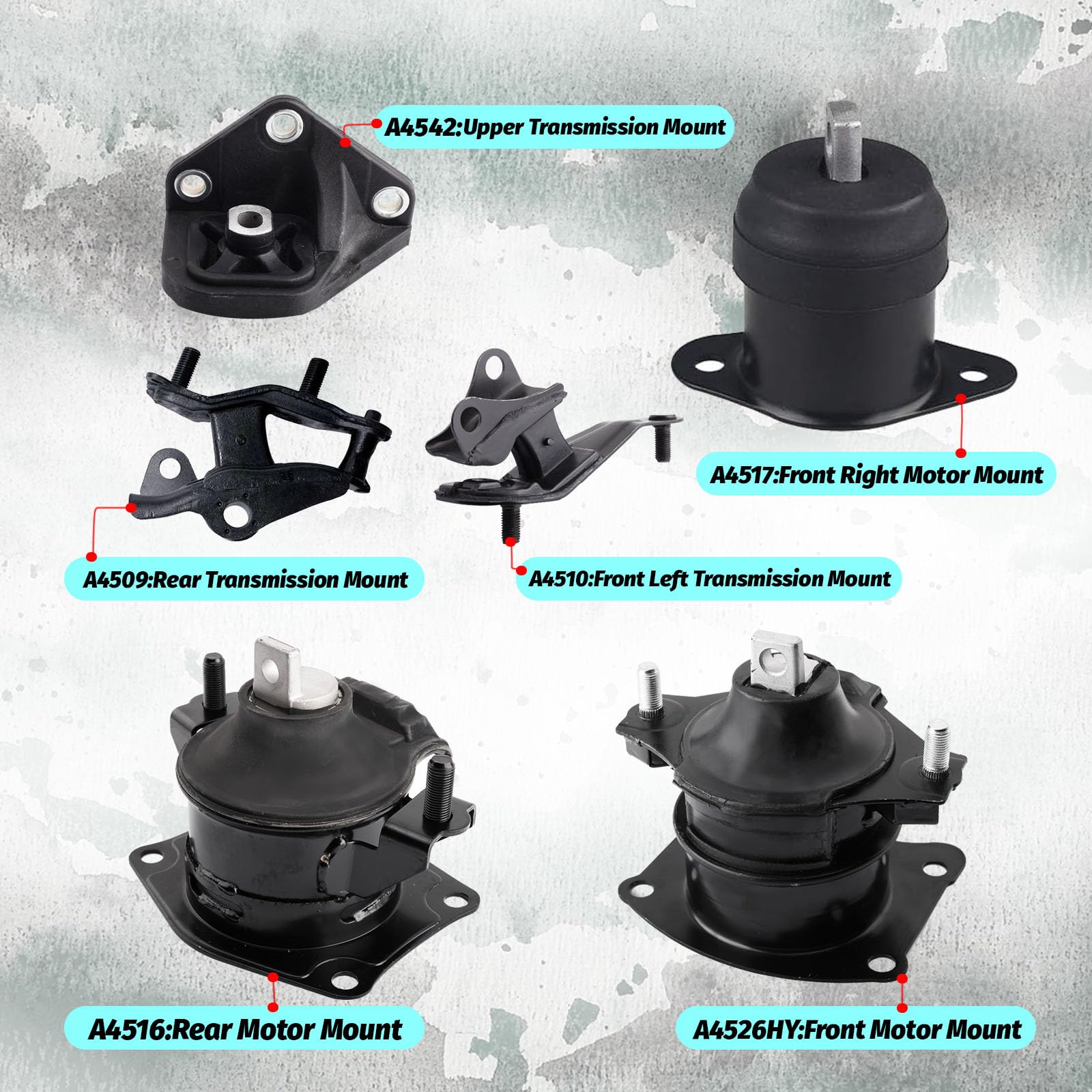 2007 Honda Accord Motor Mounts