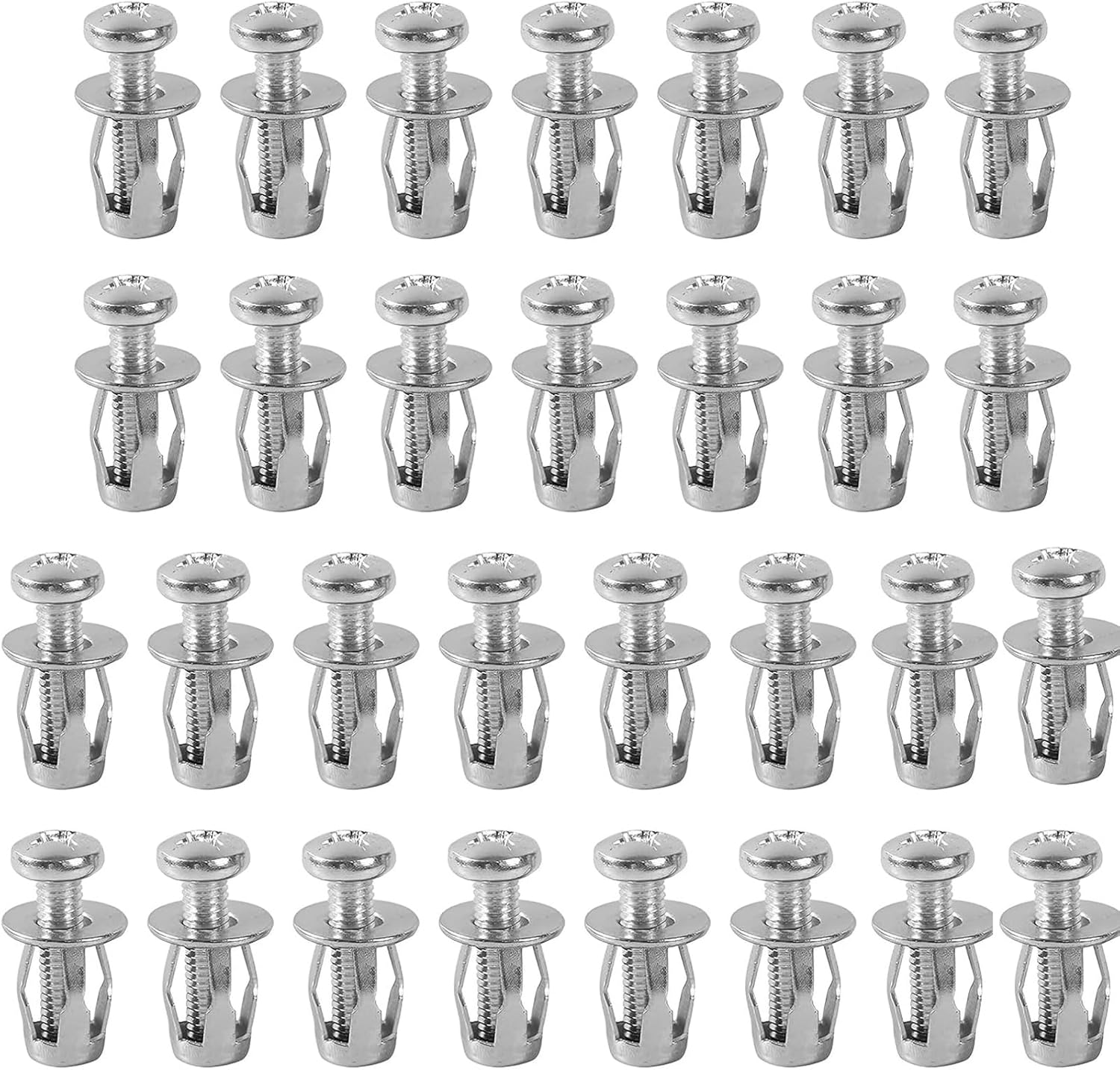 30 Pcs Hollow Door Fixings, Hollow Wall Anchor, Cavity Fixing Hollow ...
