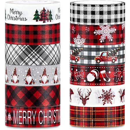 Amazon.com: Martha Stewart Washi Tape-Christmas Cheer, Assorted