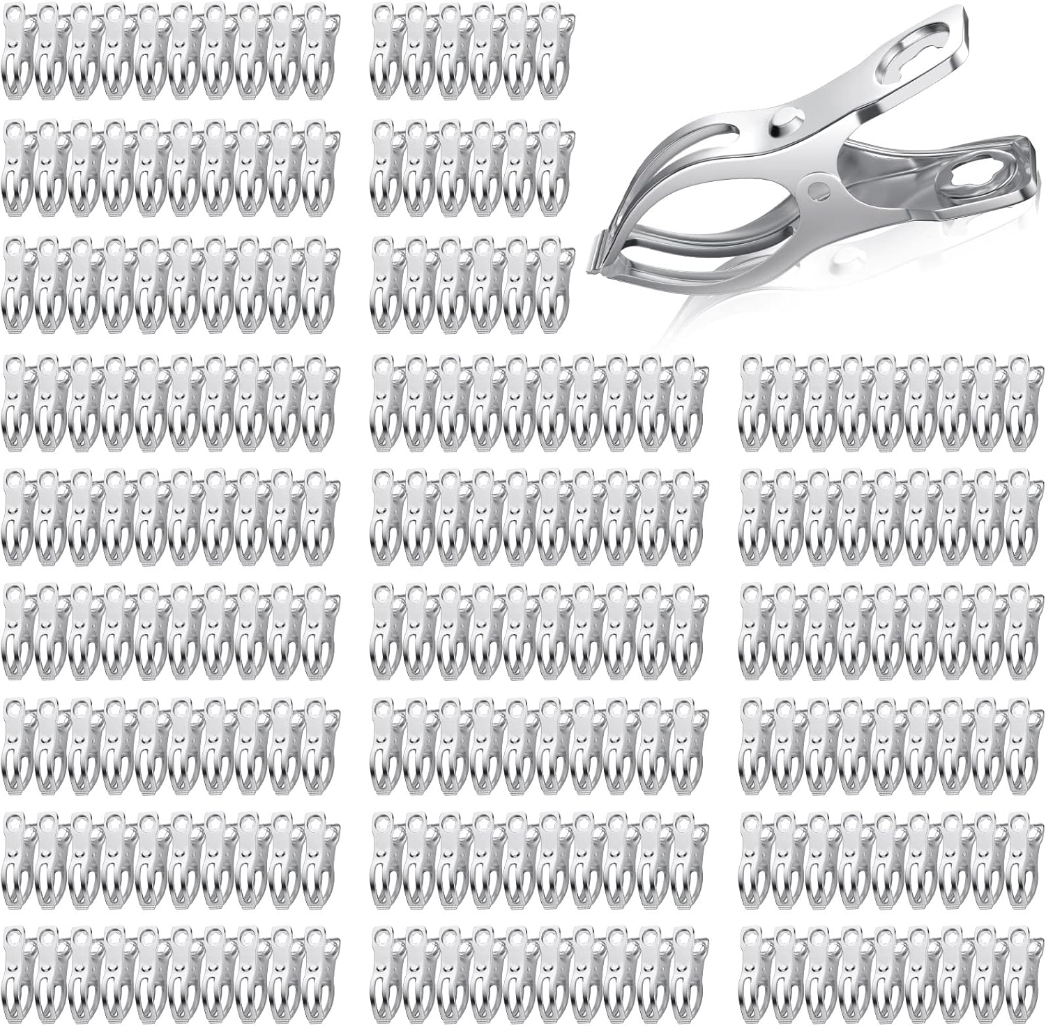 Amazon.com: Didaey 300 Pcs Garden Clips Stainless Steel Greenhouse ...