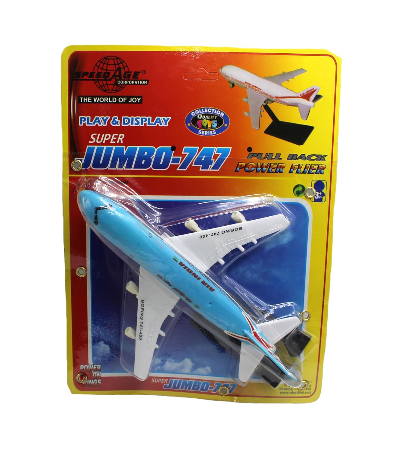 Neoinsta Medium Size Plastic 747 Airplane Toy for kids | Realistic ...