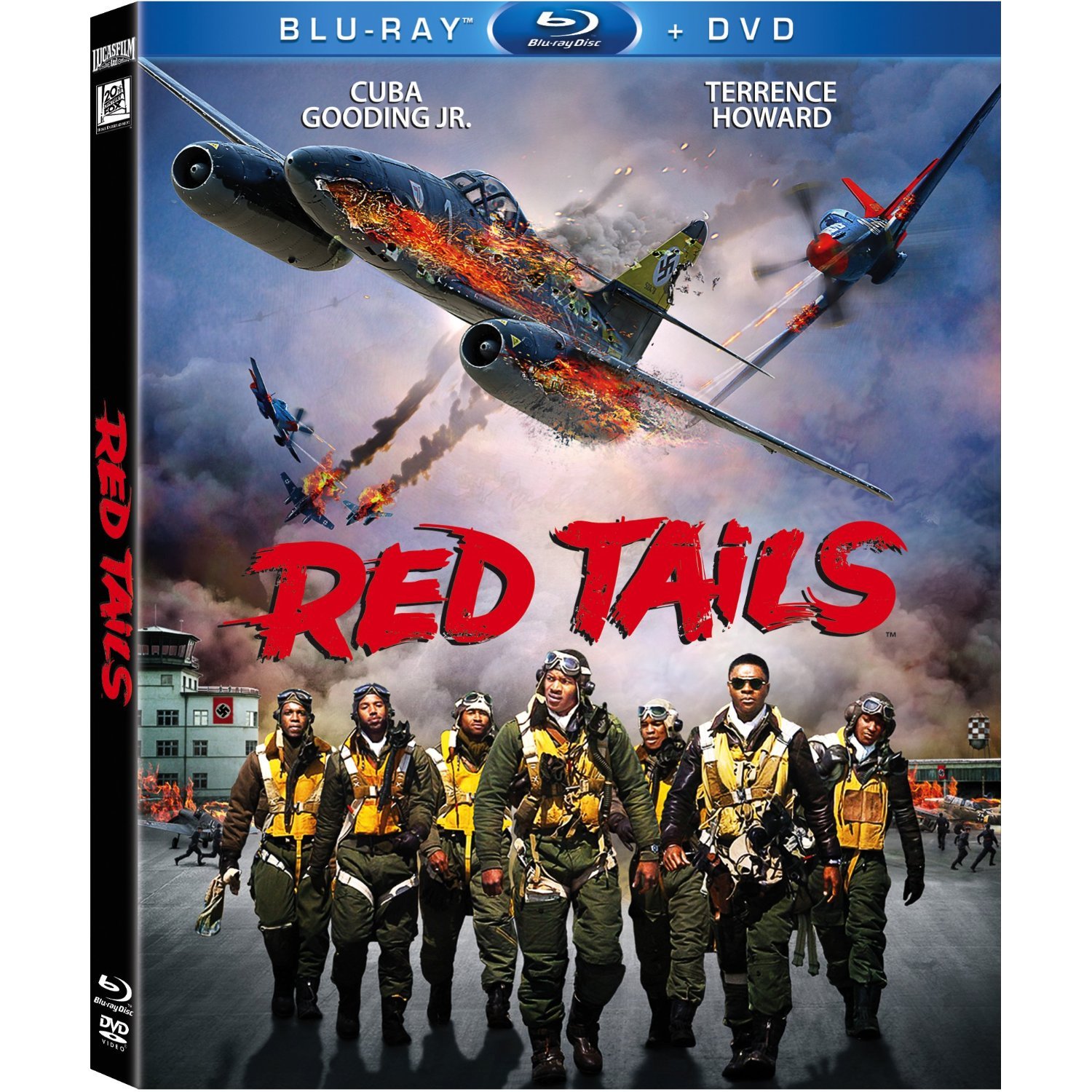 Amazon.com: Red Tails LIMITED EDITION Blu-ray / DVD Includes Behind The ...