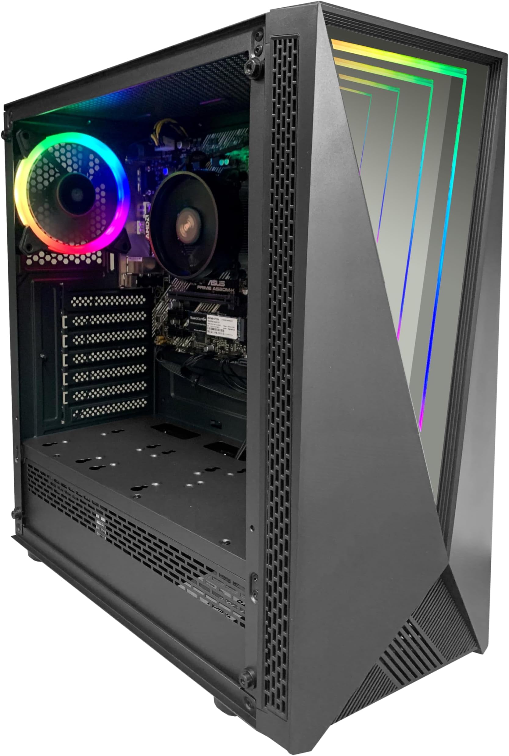 MESH 5600G Gaming PC (AMD Ryzen 5 5600G, 16GB RAM, 500GB NVMe SSD + 1TB ...