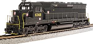 Amazon.com: Broadway 4289 HO Scale PRR EMD SD45 Brunswick Green Paragon4 Sound/DC/DCC #6148 ...