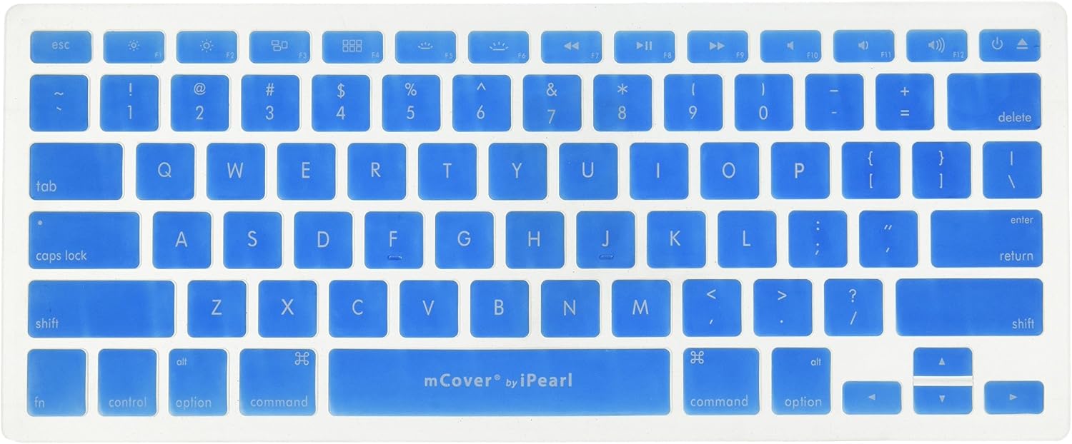 Aqua iPearl High Grade Silicone Keyboard Skin Cover for MacBook/Pro/Air ...