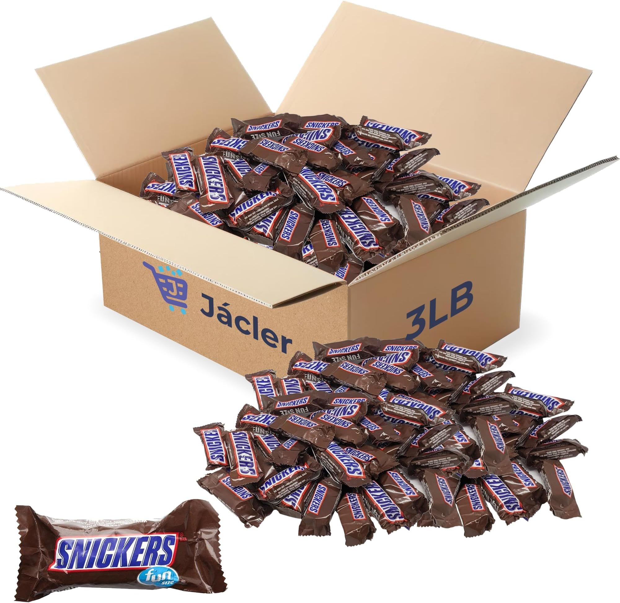 Amazon.com : Snickers Caramel Chocolate Candy Bars - Fun Size ...