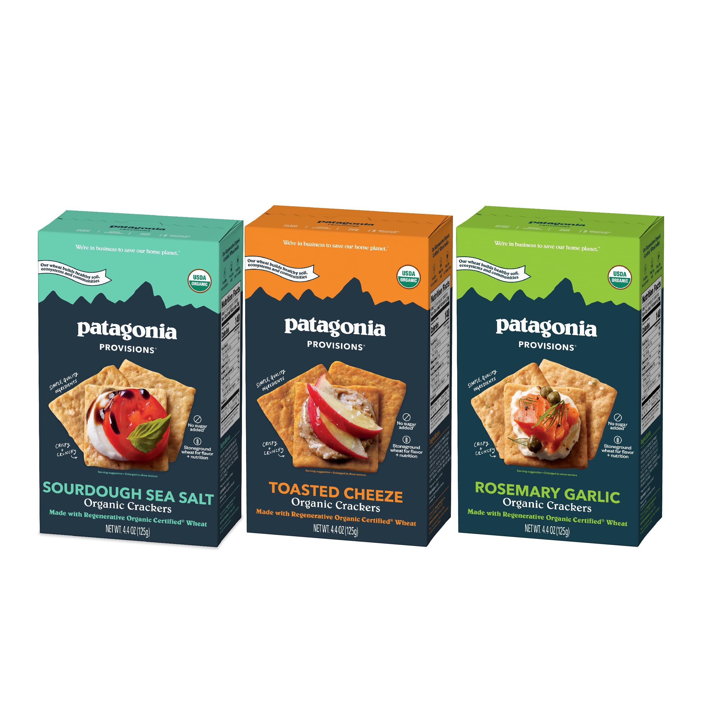 Amazon.com: Patagonia Provisions - Certified Organic Crackers - Non-GMO ...