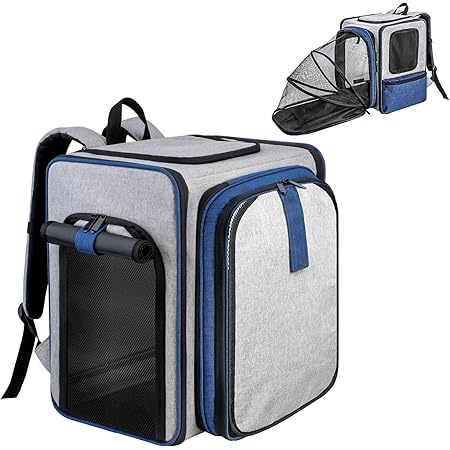 Amazon.co.jp: Grarg Dog/Cat Carry Backpack Bag, Extendable, 3-Way, Load ...