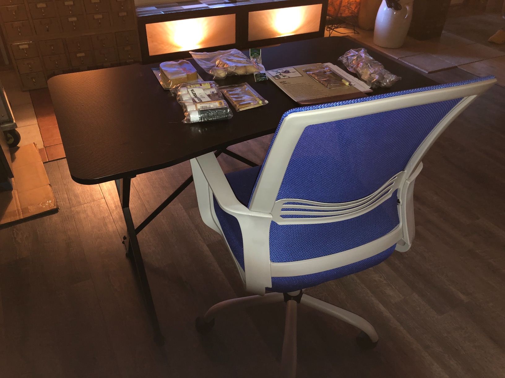$14/mo - Finance Gaming Desk, 47in Computer Desk T Shaped Gaming Table ...
